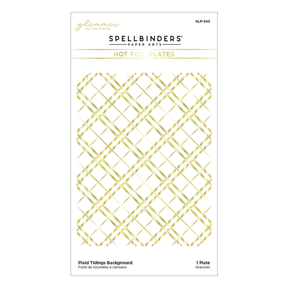 Spellbinders Glimmer Hot Foil Plates - Plaid Tidings